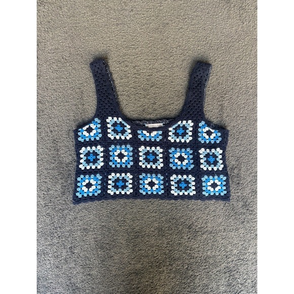 Sincerly Jules | Tops | Sincerely Jules Crochet Crop Top Womens Size Xl ...